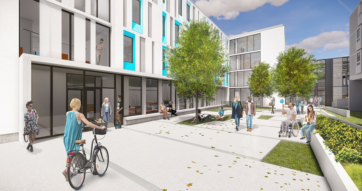 KCAI Breaks Ground on Student Residence Hall and Dining Center - Helix ...