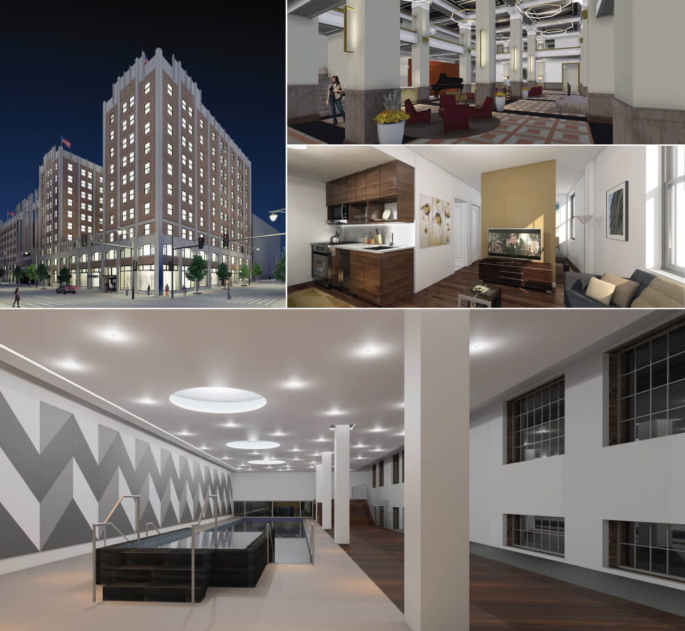 $65 million restoration of Historic Pickwick Plaza is nearing ...