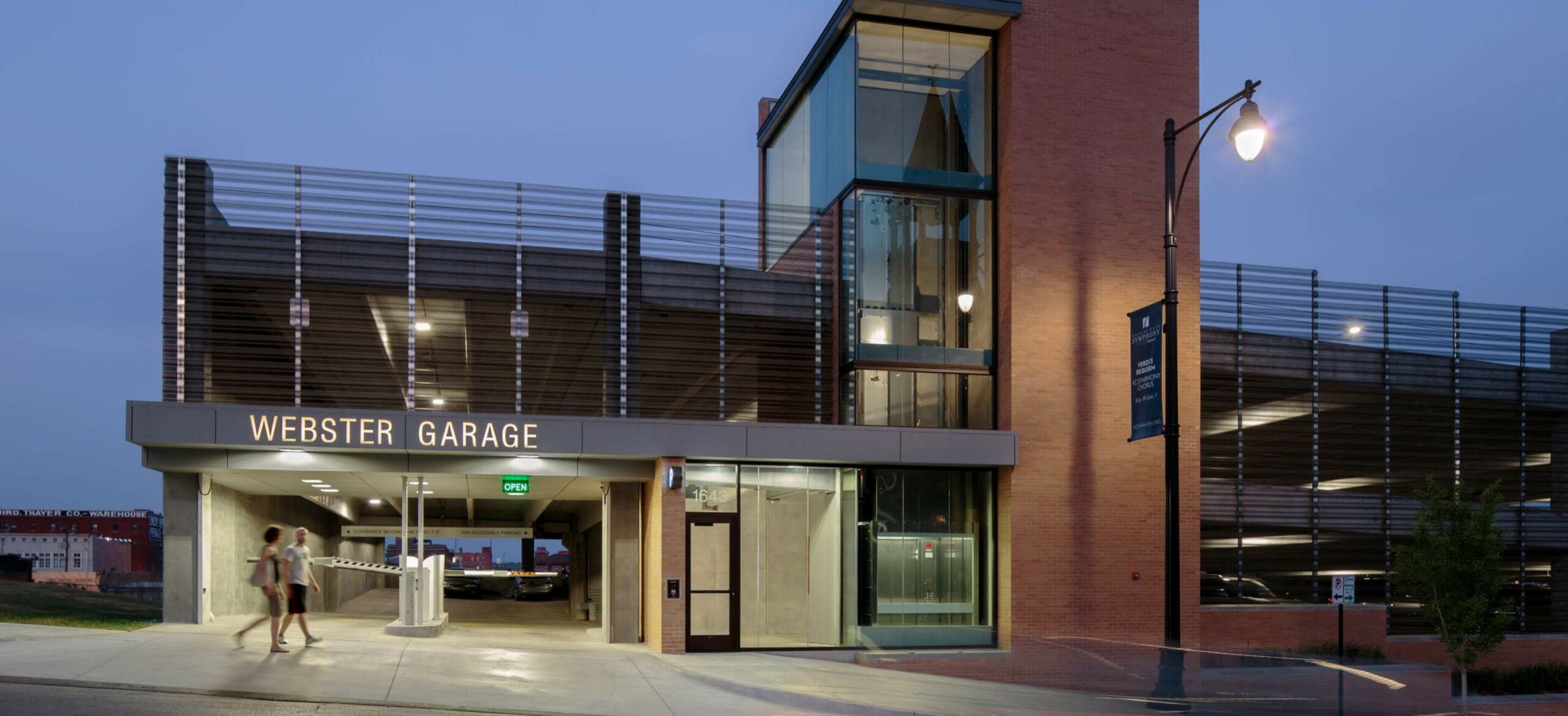 Webster Mixed-Use Parking Garage - Helix Architecture + Design
